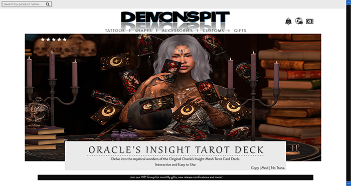 Second Life Marketplace - -DS- Oracle's Insight Tarot Deck - Interactive Deck
